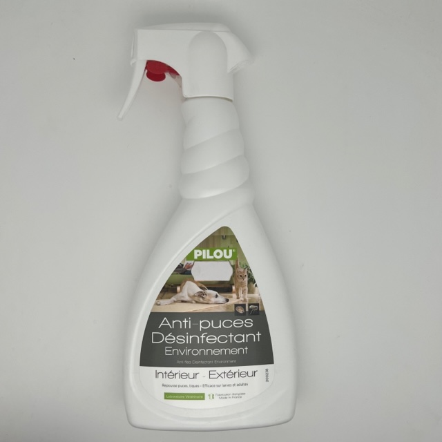 Spray anti-puces et désinfectant environnement 0.5 l - Instant Animal